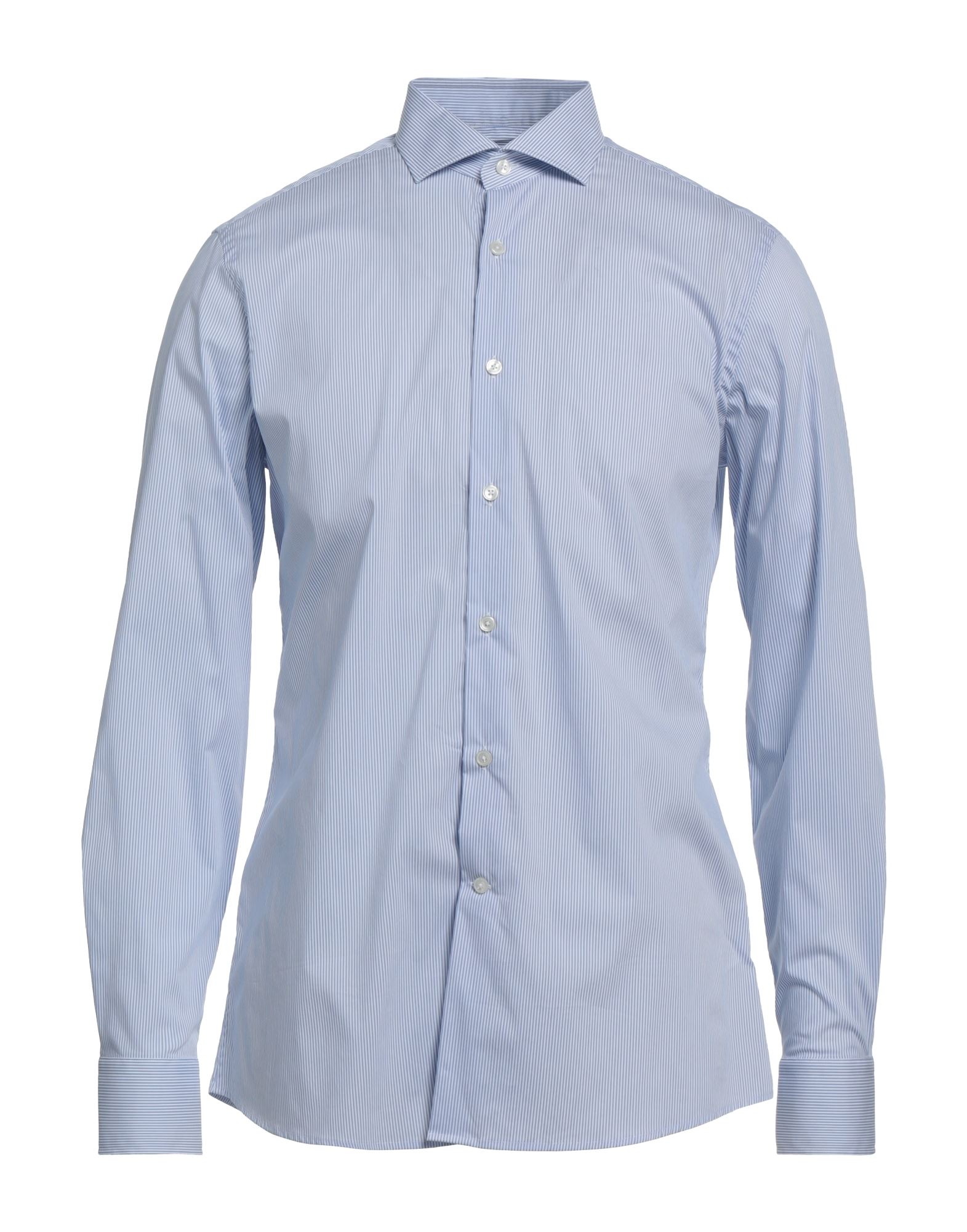 Lab. Pal Zileri Shirts In Pastel Blue | ModeSens