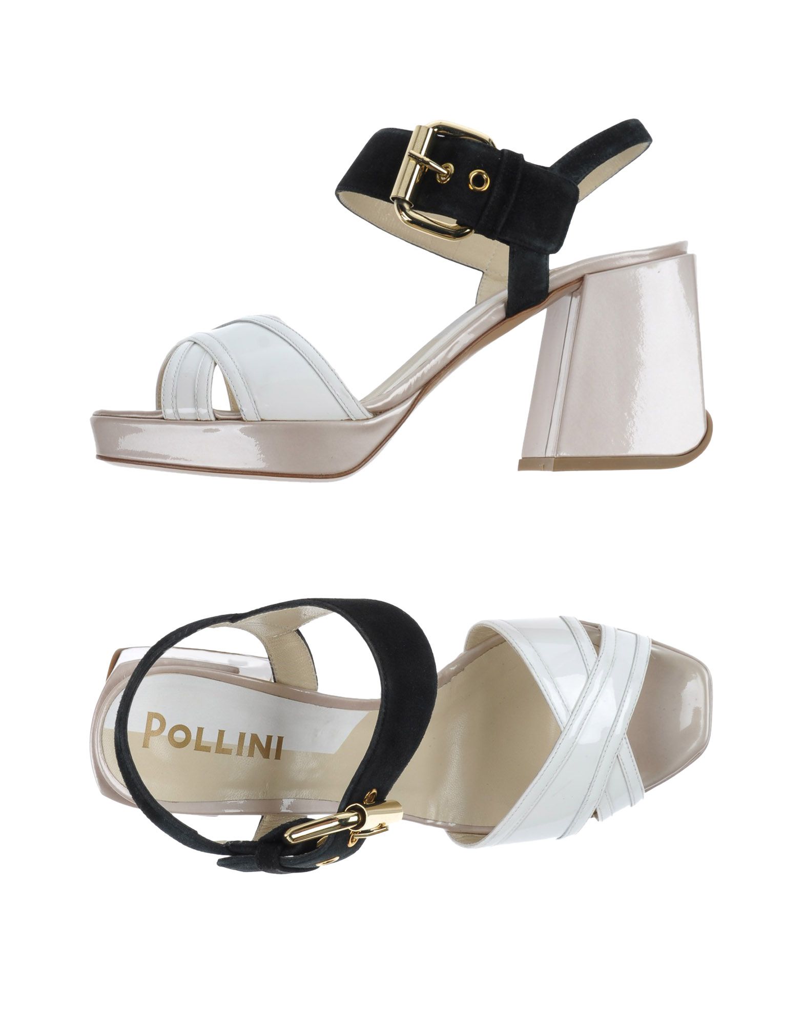 Pollini Sandals In White | ModeSens