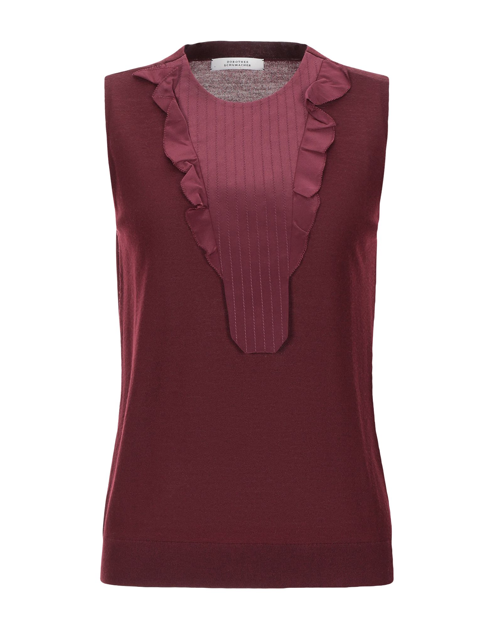 Dorothee Schumacher Sweater In Maroon | ModeSens