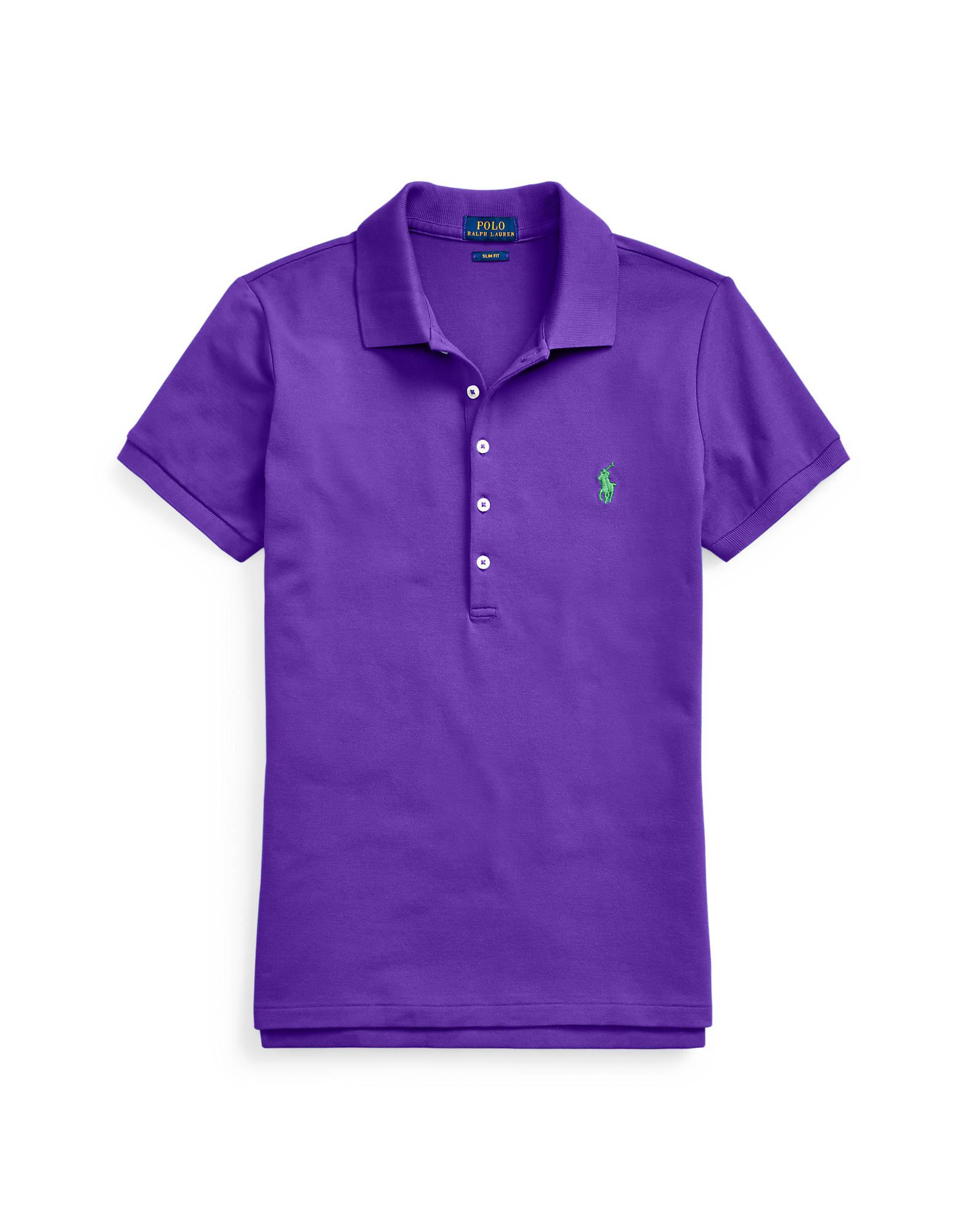 Polo Ralph Lauren Polo Shirts In Purple | ModeSens