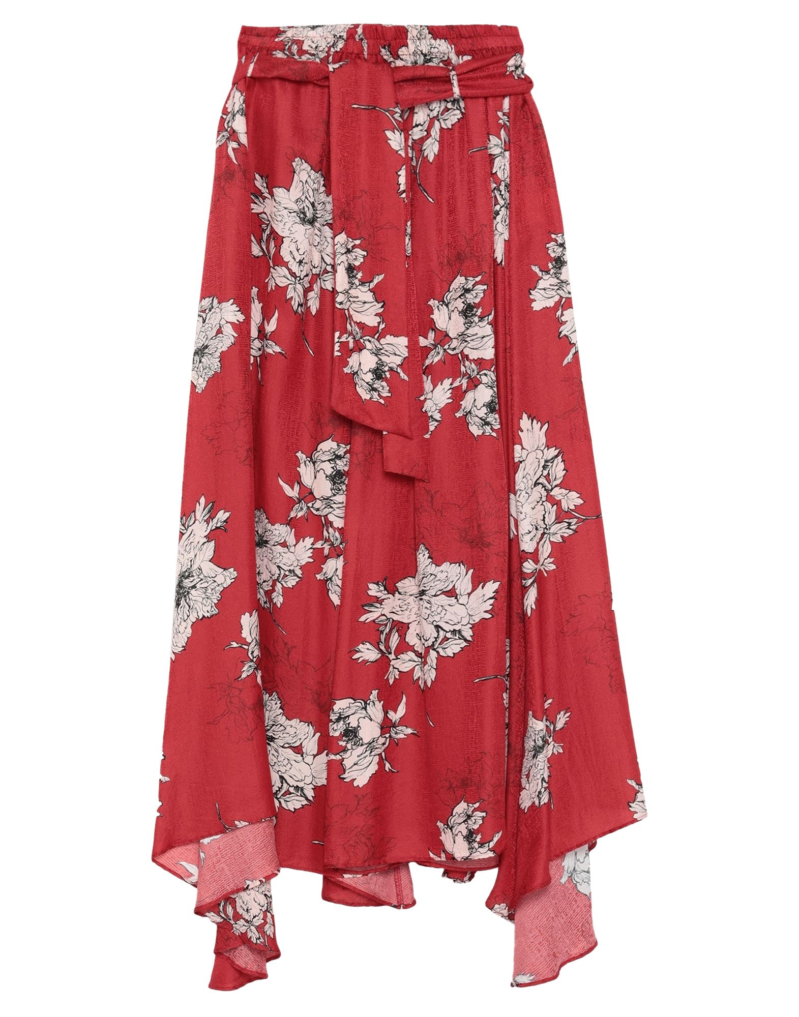 Antonelli Midi Skirts In Red | ModeSens