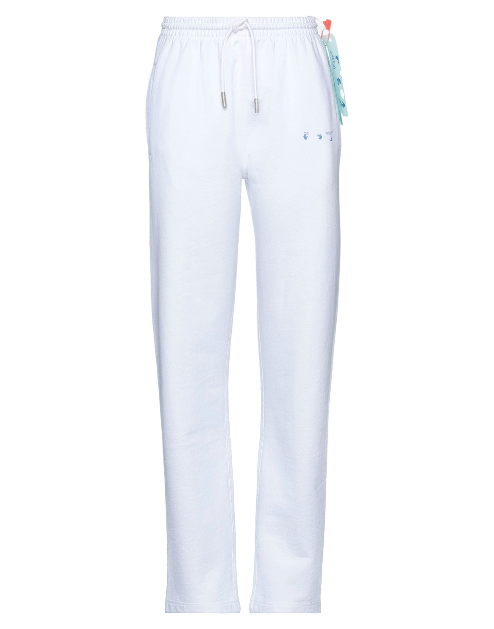 Off-white Woman Pants White Size L Cotton, Polyester | ModeSens