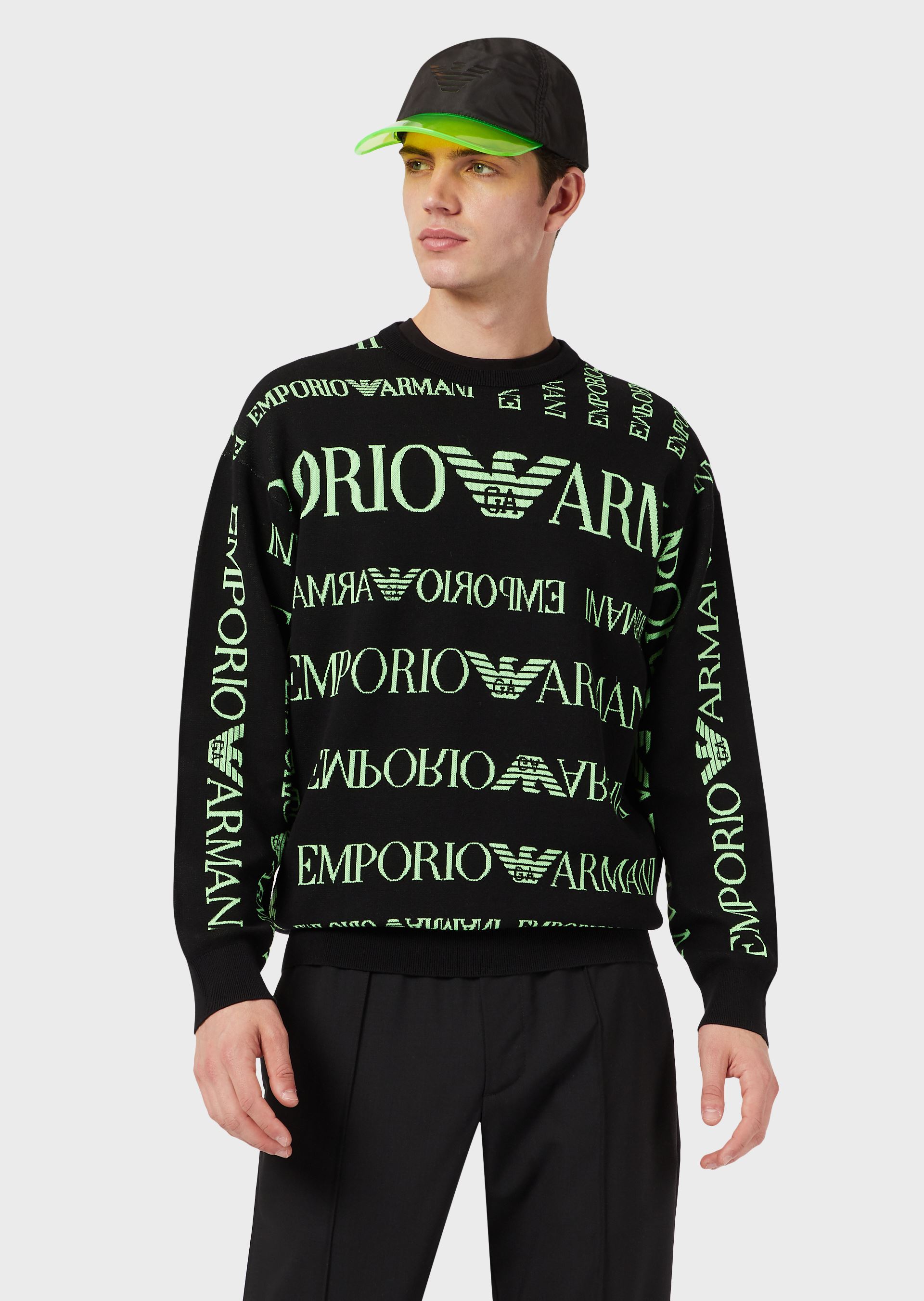 Emporio Armani Sweaters - Item 14041641 In Black | ModeSens