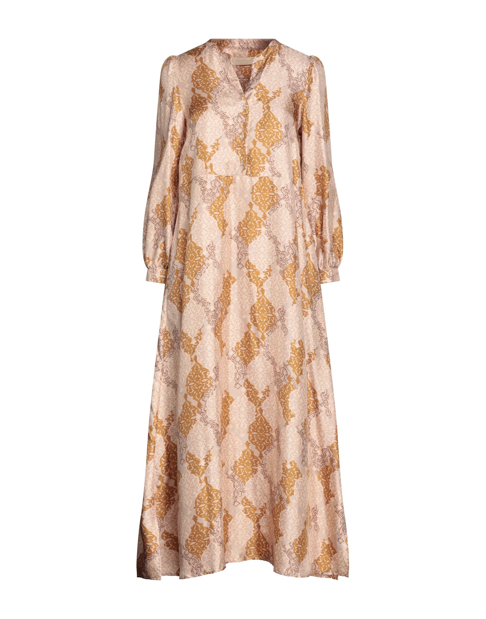 Momoní Midi Dresses In Beige | ModeSens