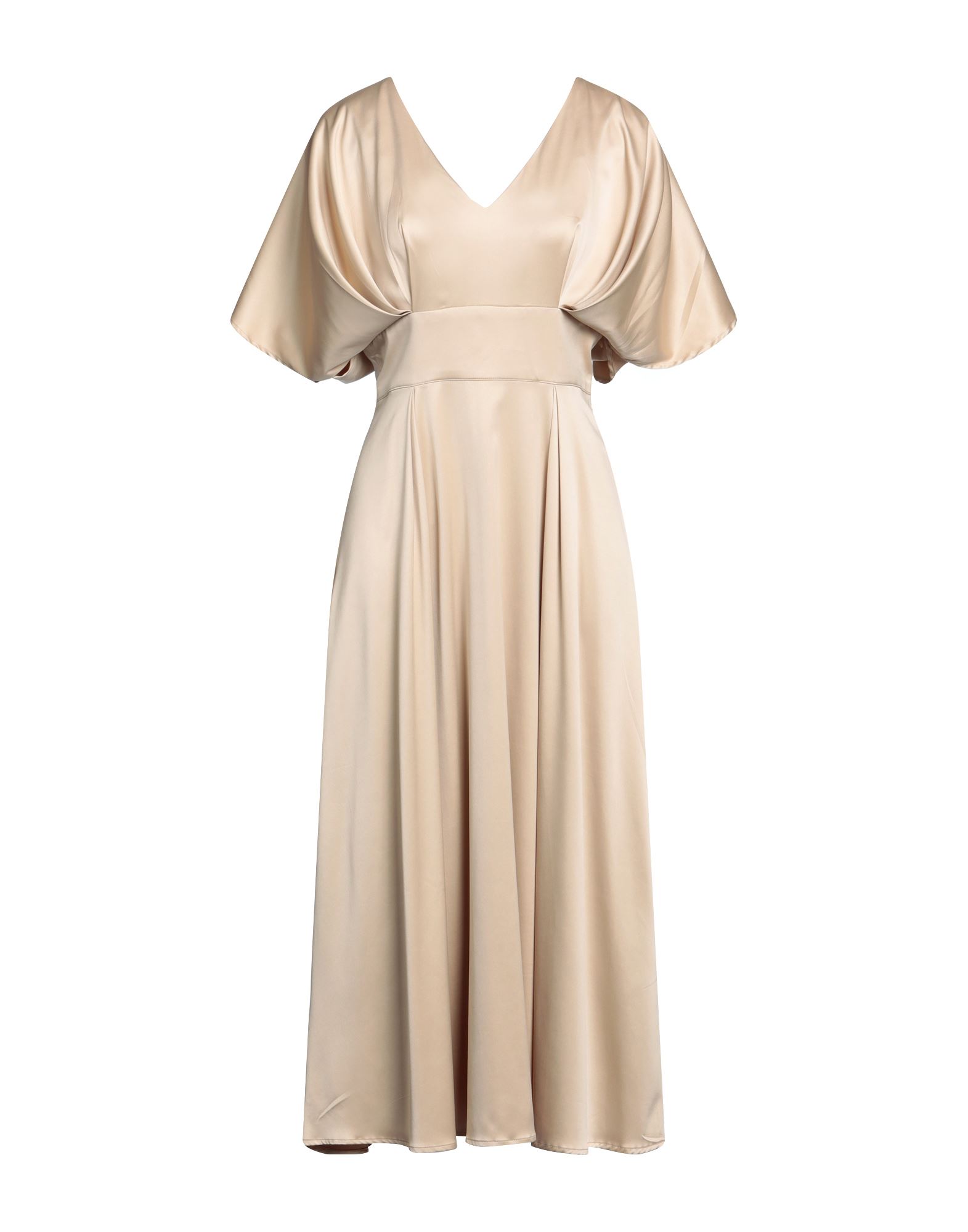 No Secrets Midi Dresses In Beige | ModeSens
