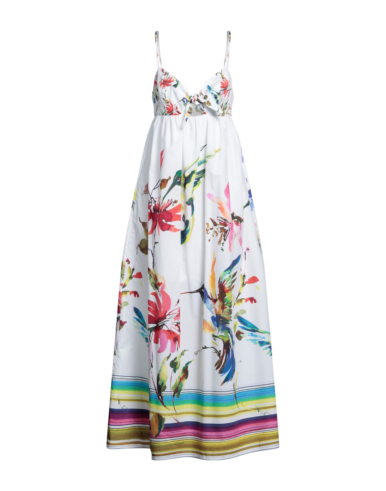 Sara Roka Long Dresses In White | ModeSens