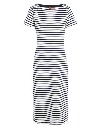 Max & Co . Woman Midi Dress Ivory Size Xs Polyester, Cotton In White ...