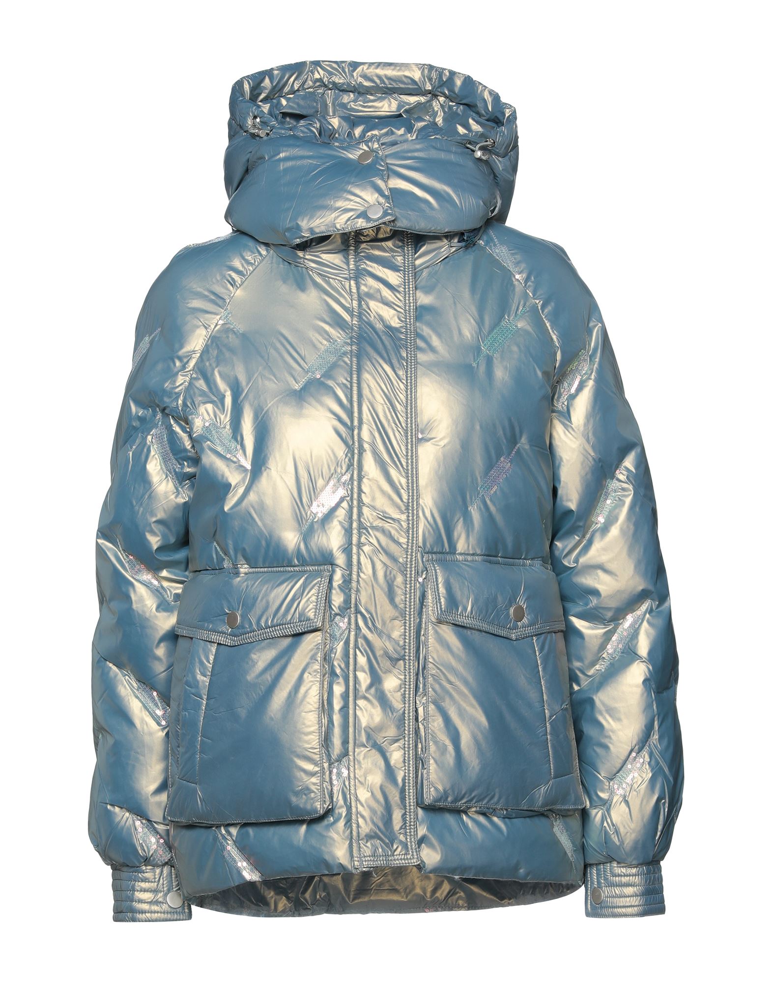 Vanessa Scott Down Jackets In Grey | ModeSens