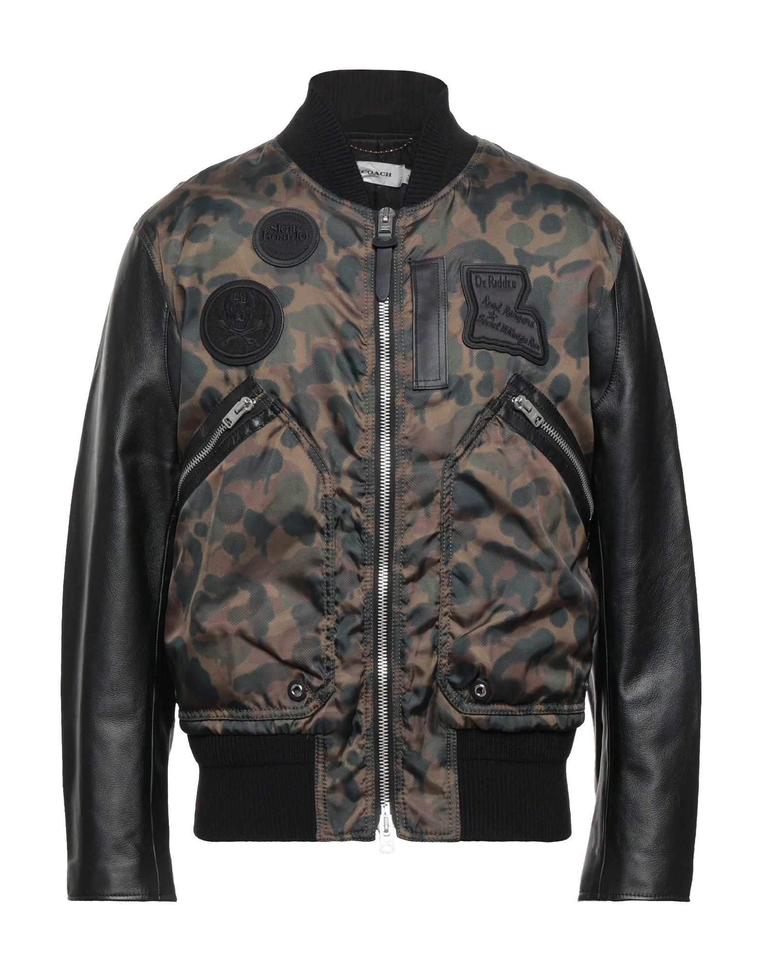 Coach Jackets In Military Green | ModeSens