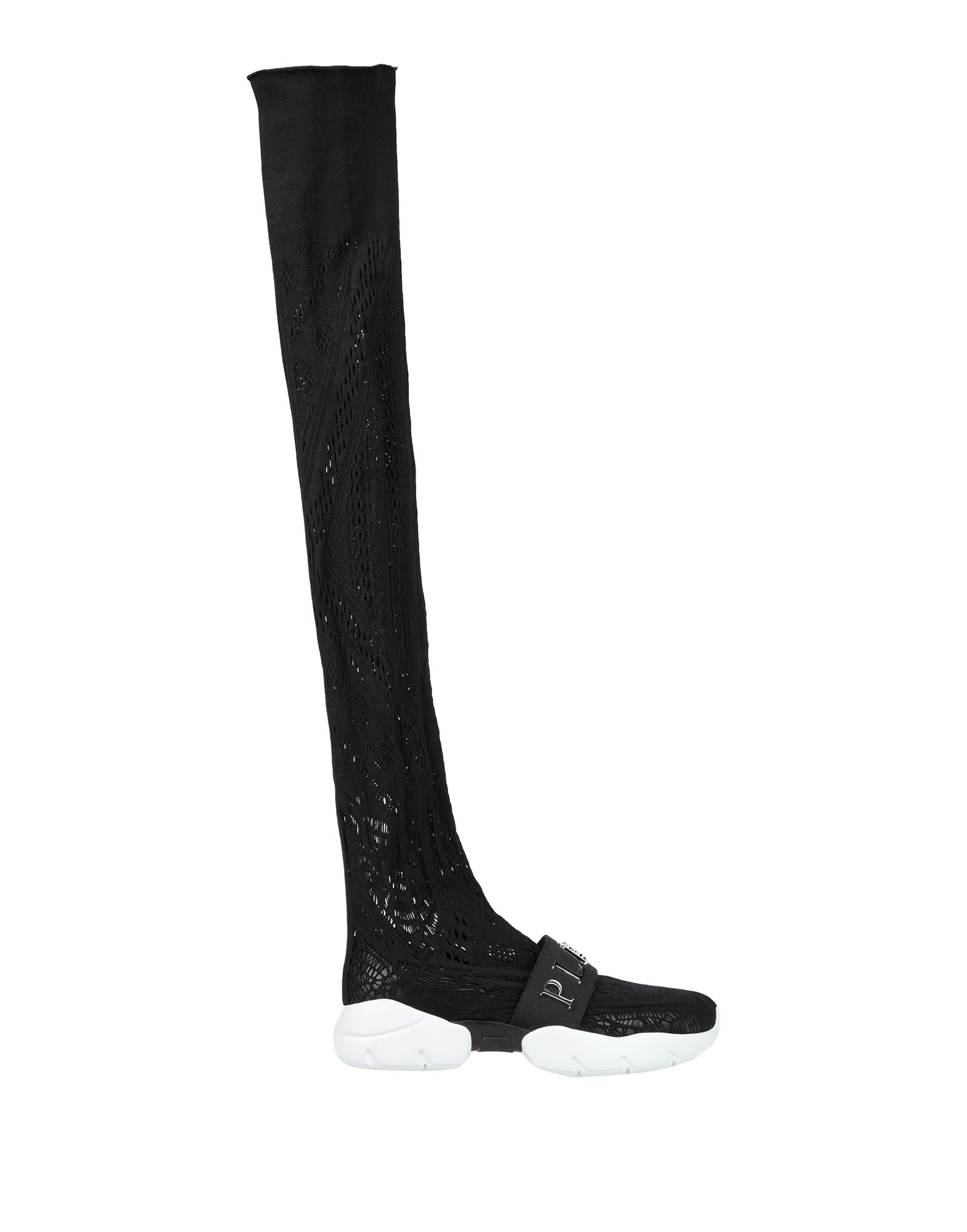 Philipp Plein Knee Boots In Black | ModeSens