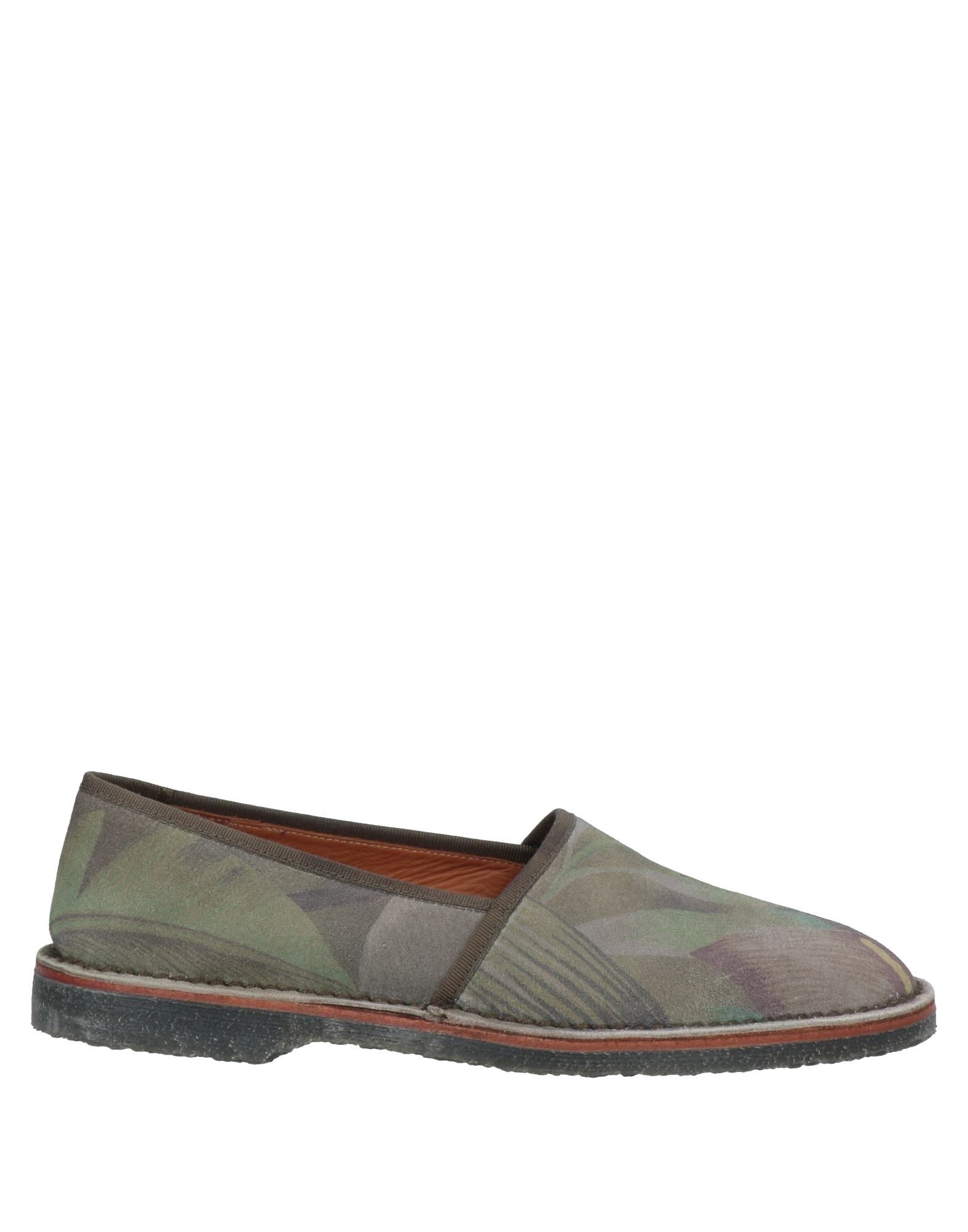 Buttero Loafers In Military Green | ModeSens