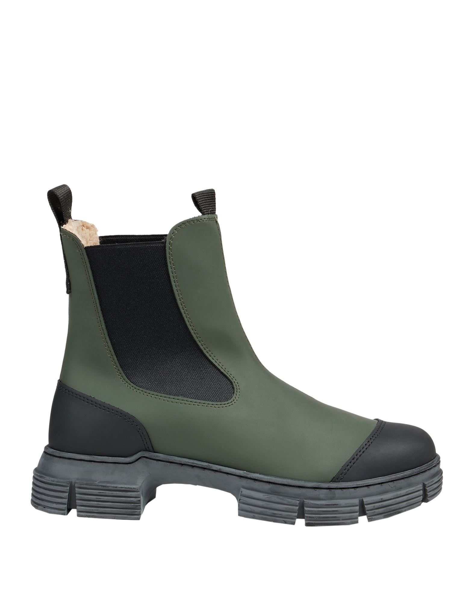 Ganni Ankle Boots In Green | ModeSens