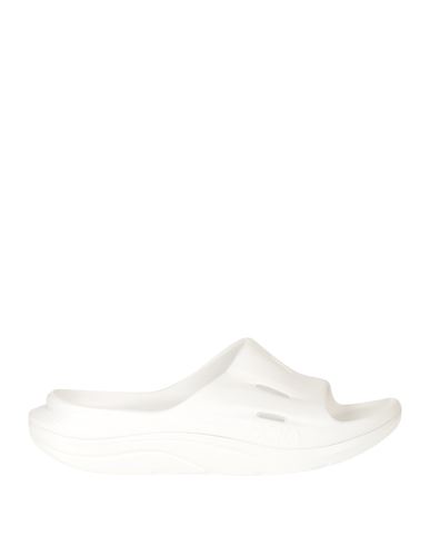 Hoka One One U Ora Recovery Slide 3 Man Sandals White Size 12 Rubber ...