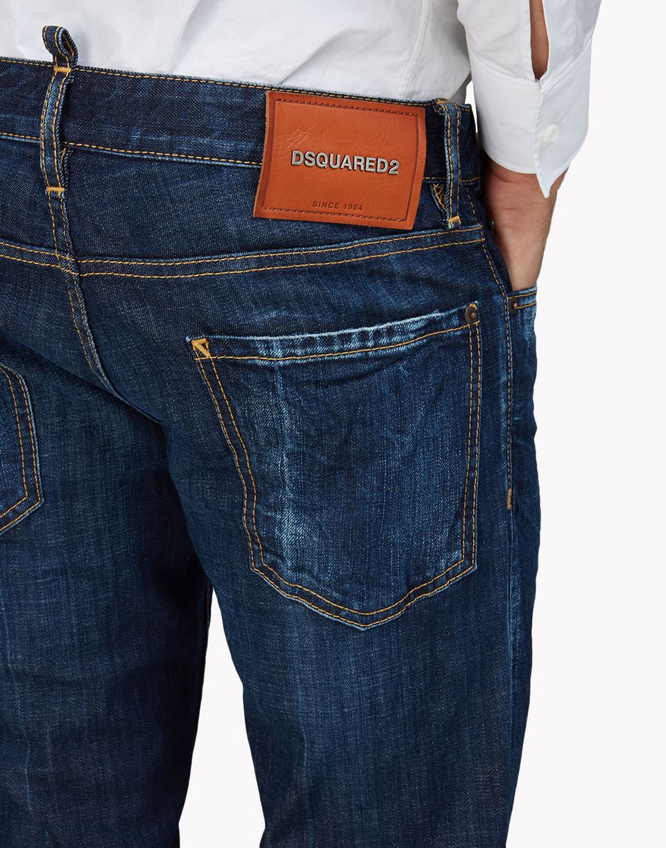 Dsquared2 Slim Jeans Blue - 5 Pockets for Men | Official Store